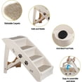 Pet Dog Stairs Steps, Foldable Steps for Dogs and Cats, Pet Ramp for ...