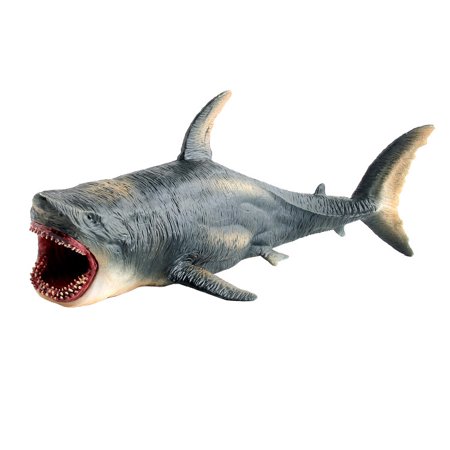 PVCS Megalodon-Prehistoric Shark Ocean Education Animal Figure Model ...