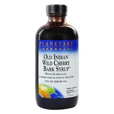 Planetary Herbals Old Indian Wild Cherry Bark Syrup, 4 Fl Oz - Walmart.com
