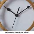 Gold Silent Wall Clock Non-ticking Wall Clock 8" Round Ready to Hang ...