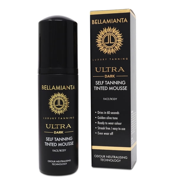 Bellamianta Self-Tanning Tinted Mousse - Ultra Dark - 5.07 oz - Walmart ...