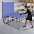 KL KLB Sport 8ft Midsize Table Tennis Table Outdoor Indoor, Foldable ...