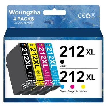 212XL Ink Pack for Epson WF-2850, WF-2830, XP-4100, XP-4105 Printers ...