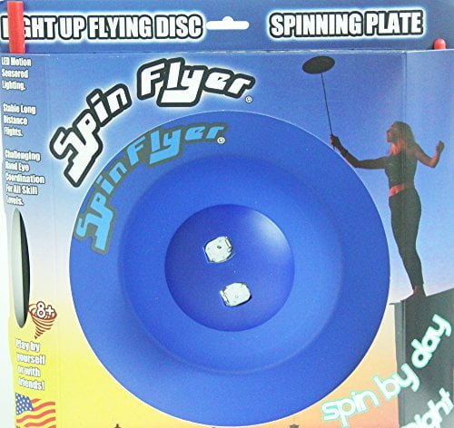 Spin Flyer Spinning Plate/Disc - Lights Up with LED Motion Sensors ...