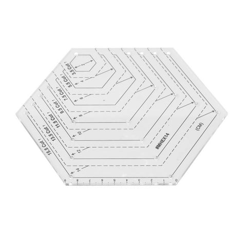 Ruler, High Accuracy Template Clear Scale For Drawing For Cutting For ...