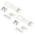 Stainless Steel Keyed Hasp Locks Set - 201 Grade, Zinc Alloy Twist Knob ...