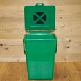 Exaco Trading Indoor & Outdoor 2.4 Gallon Green Kitchen Compost Bin ...