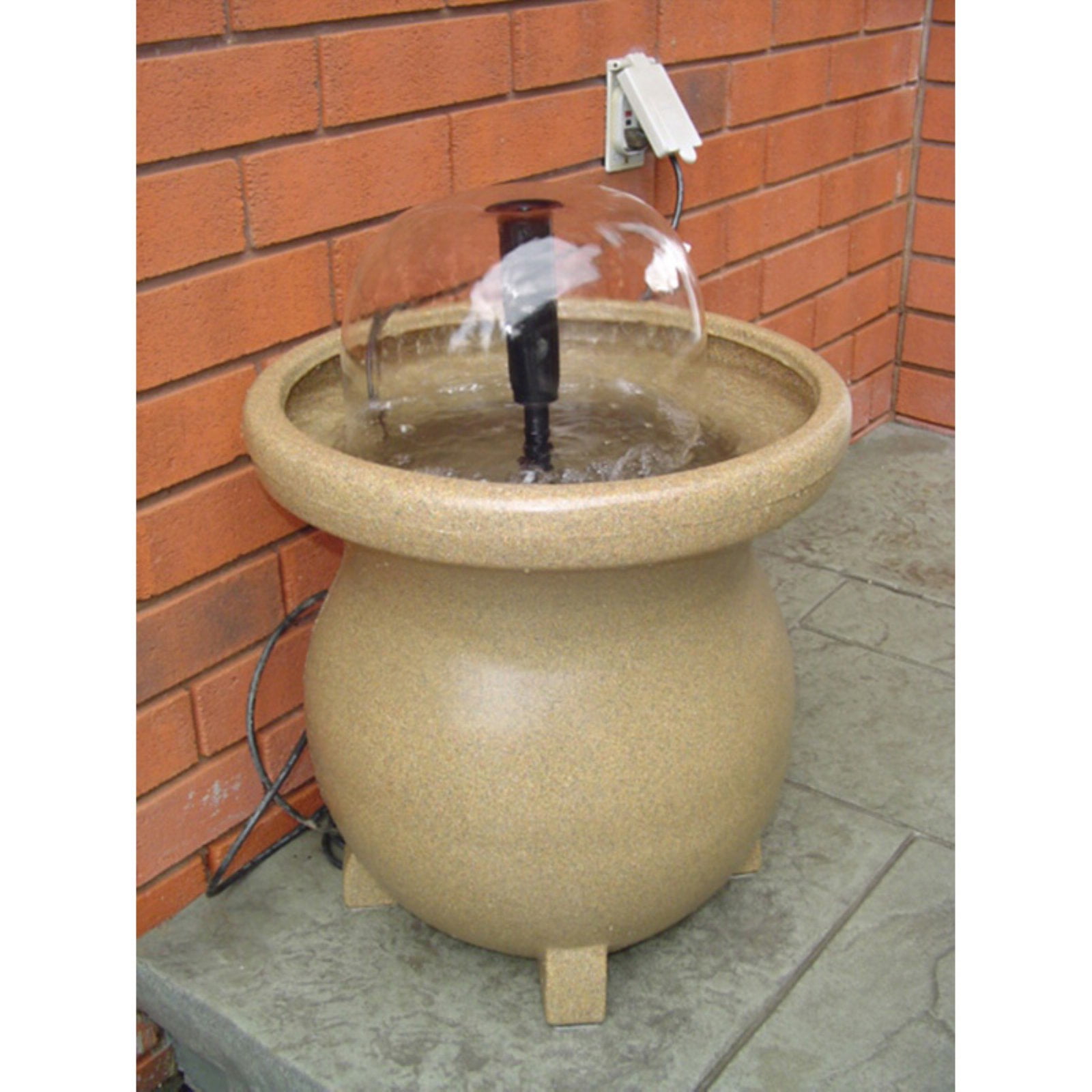 KoolScapes® Stone-Look Water Feature Mini Pond and Fountain - Walmart.com