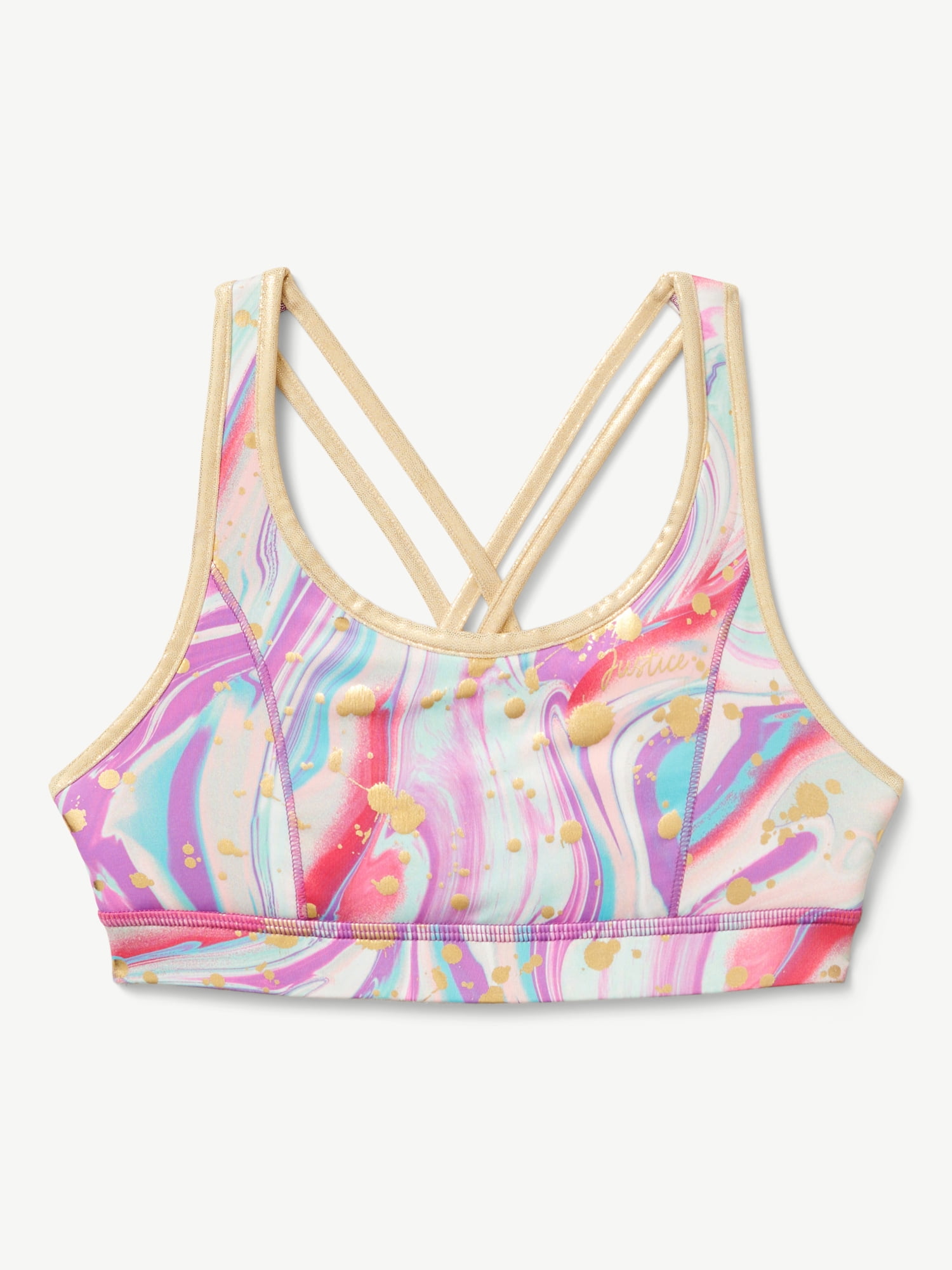 Justice Girls Reversible Sports Bra, Sizes XS-XL - Walmart.com