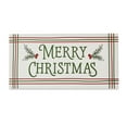 Holiday Time White Merry Christmas Box Sign - 6 x 1 x 3 Inch - Walmart.com