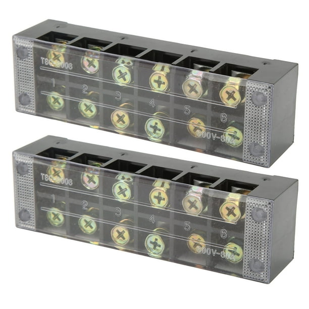 Bloque De Regleta De Terminales, Contacto Engrosado 600V 60A Regleta De ...