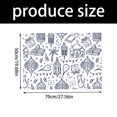 6Pcs Holiday Gift Wrapping Paper 70x50cm Large Craft Paper Sheet for ...