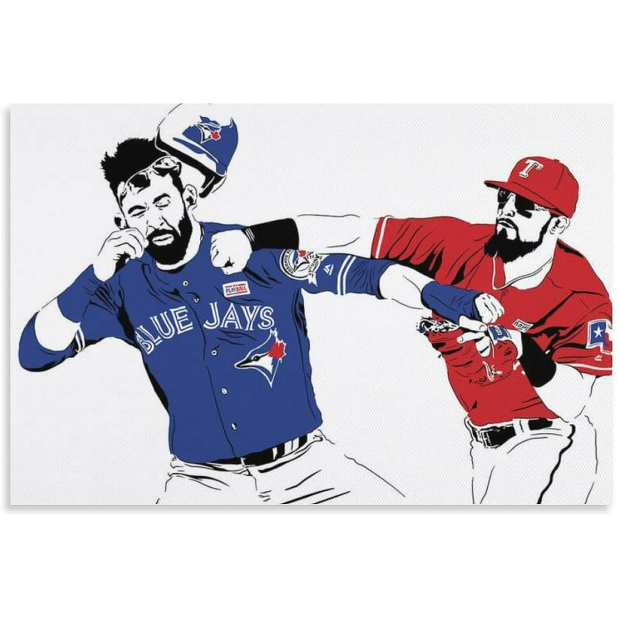 Click here for Pphaosho Rougned Odor Punching Jose Bautista Poste... prices
