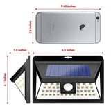Solar Motion Sensor Light Waterproof LED Lights 46 LEDs High Quality ...