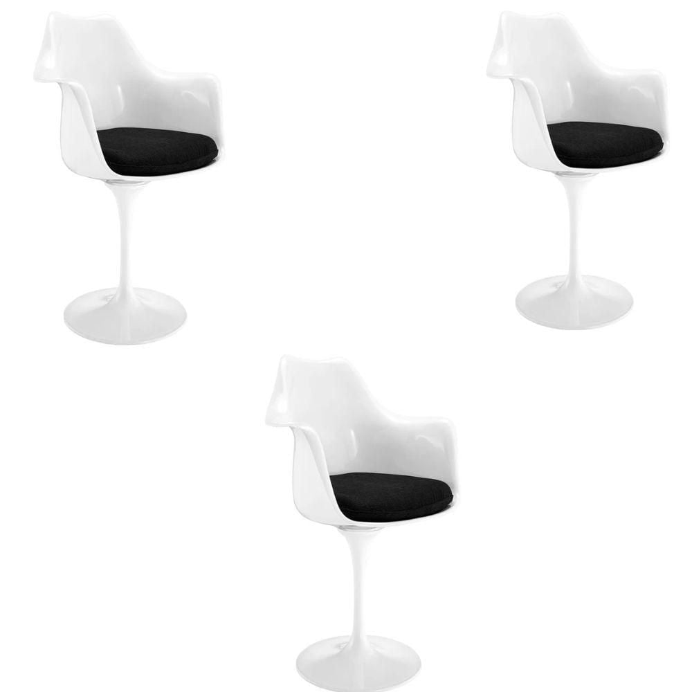 Click here for Heavenly Collection Tulip Dining Armchair Set Of 3 prices
