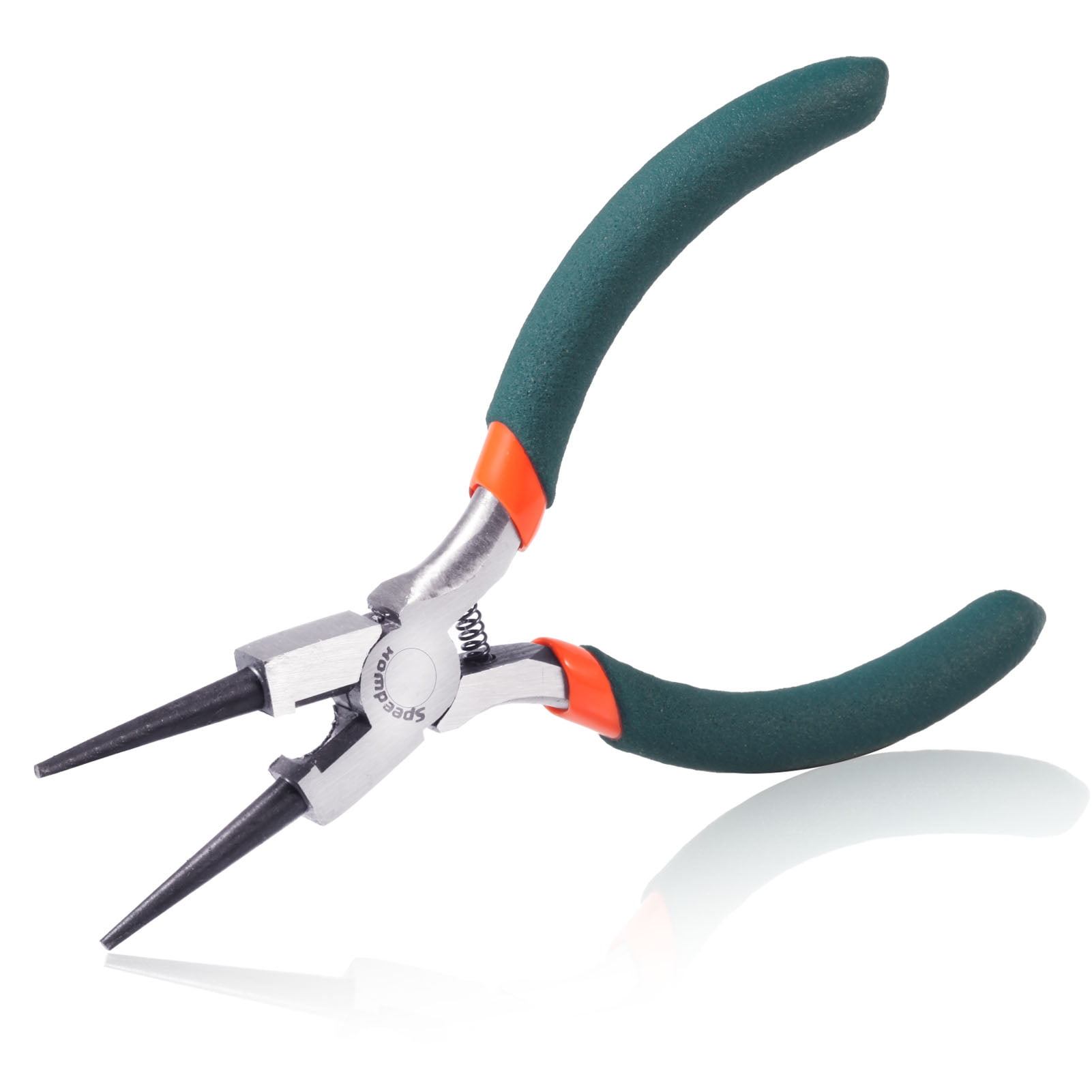 SPEEDWOX Mini Round Nose Pliers, 5" Wire Bending Pliers with Cutter ...