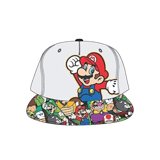 Nintendo Super Mario Bros Mario Characters Kids Grey Snapback - Walmart.ca