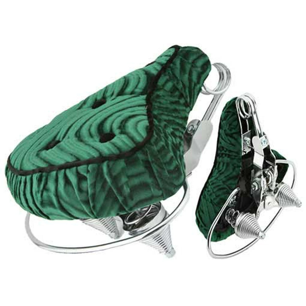 Beach Cruisers Saddle Velour Green. Bike seat, bicycle seat, beach ...