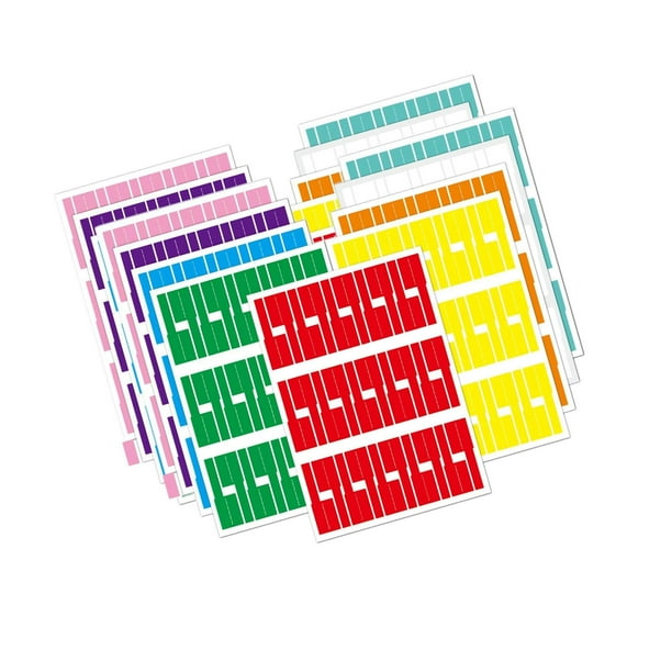 600x Cable Marker Sticker Self-Adhesive Marker labels cord ...