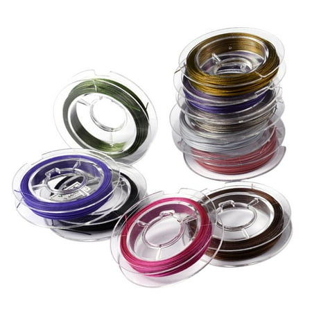 10 Roll 10m Colorful Stainless Wire Modeling Wire for Crafting - , as ...