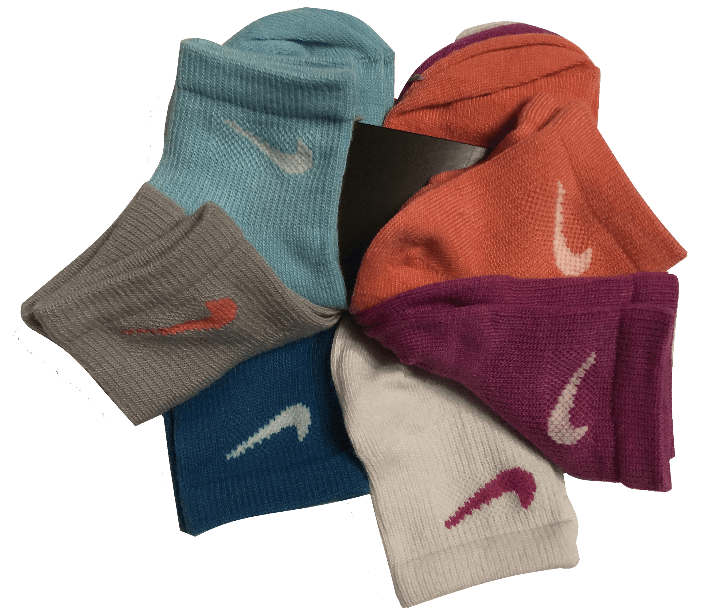 NIKE Little Girl s Quarter Socks Size 6 7 US Shoe Size 13C 3Y Assorted nike-little-girl-s-quarter-socks-size-6-7-us-shoe-size-13c-3y-assorted