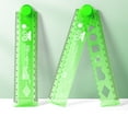 Hyrbek Foldable Bendable Soft Ruler Green Clearance, Flexible Ruler ...