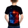 Big Boys Kids Crewneck T-Shirts Galaxy Print Short Sleeve Space ...