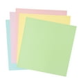 Colorbok Smooth Cardstock Pastel Multicolor Pad, 12"x12", 121 lb./180 ...