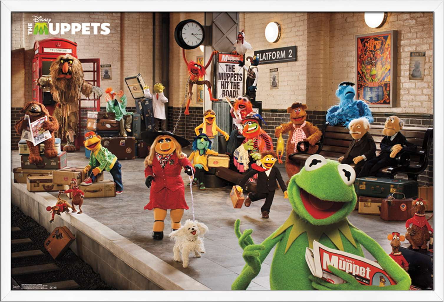 Disney The Muppets: Most Wanted - Platform Wall Poster, 22.375" x 34 ...