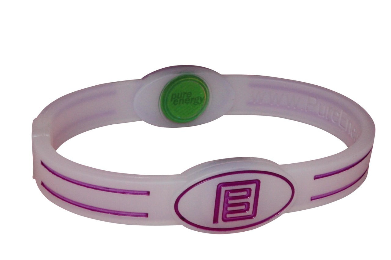 PURE ENERGY BAND - WEIGHT LOSS + ENERGY BAND - Clear/Purple Medium ...
