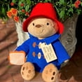 YOTTOY Classic Paddington 12" Plush Bear Toy with Soft Fleece Coat and Marmalade Sandwich ...
