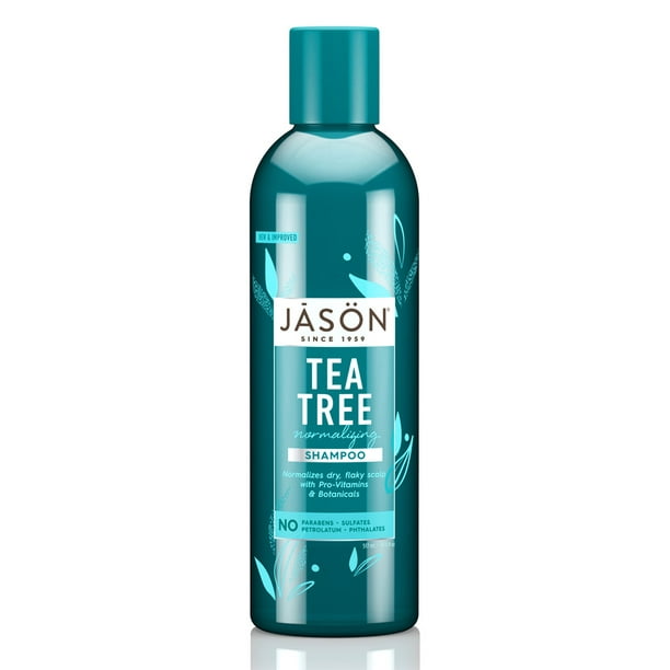 JASON Normalizing Tea Tree Treatment Shampoo, 17.5 oz. (Packaging May ...