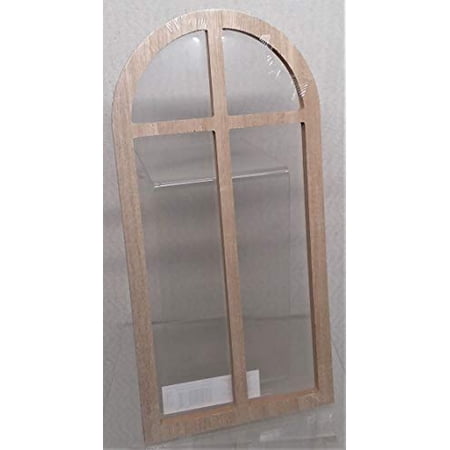 Natural Finish Wooden Frame Window Home DIY Project Decor for Pictures ...
