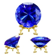 Big 100mm Ruby Red Glass Crystal Giant Diamond Jewel Paperweight ...