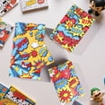 12 Sheet Comic Wrapping Paper Gift Wrap Paper Bulk Folded Flat Colorful ...