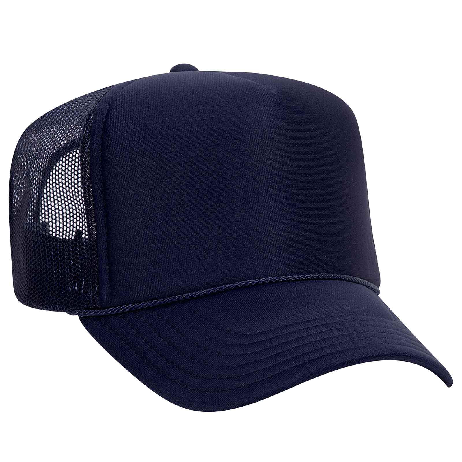Wholesale 12 x OTTO Polyester Foam Front 5 Panel High Crown Mesh Back ...