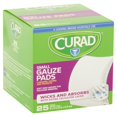 Curad Small Gauze Pads, 25 count HSA/FSA Eligible - Walmart.com