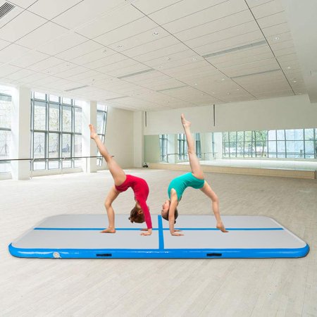 ktaxon 10'x3.3'x4" Air Tumbling Mat, Folding Inflatable/Blow Up ...