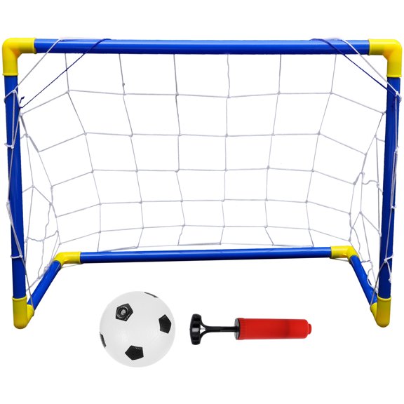 Franklin Sports Indoor & Outdoor Kids Soccer Set with 24x16 Goal, Ball ...