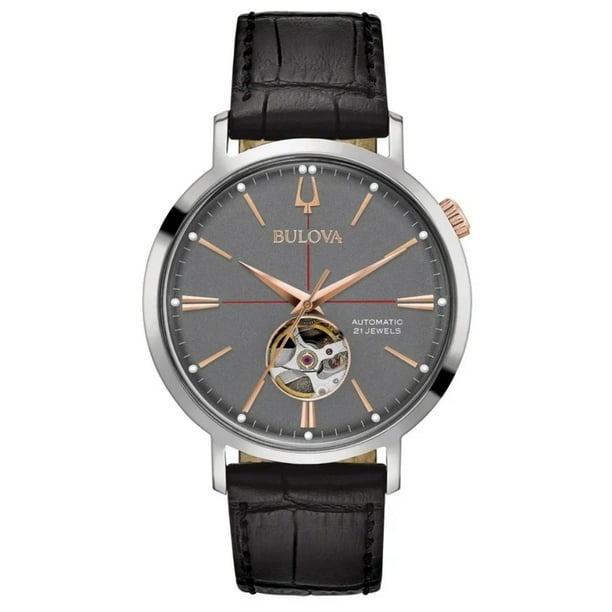 Reloj Bulova Open Heart. Aut Caballero Bulova Open Heart 98A187 ...