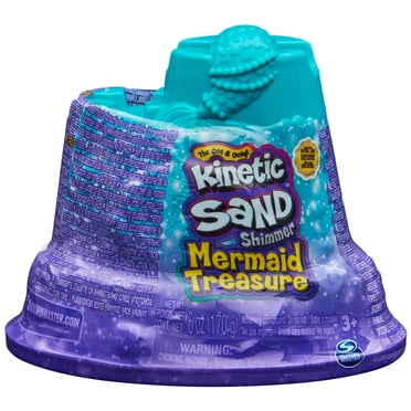 Kinetic Sand Sparkle Sandcastle Set w/ 1lb Purple Shimmer Kinetic Sand ...