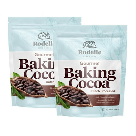 Rodelle Gourmet Dutch-Processed Unsweetened Baking Cocoa Powder, Bulk ...