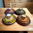 Vibrant 4-Piece Talavera Dinnerware Set | Colorful Mexican Handcrafted ...