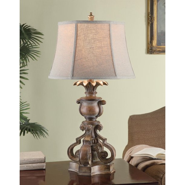 Capital 32.25-Inch Table Lamp, Distressed Wood - Walmart.com