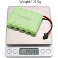 Rechargeable Battery Pack 4.8V 2400mAh Ni-MH Battery W/ SM-2P 2Pin Plug ...