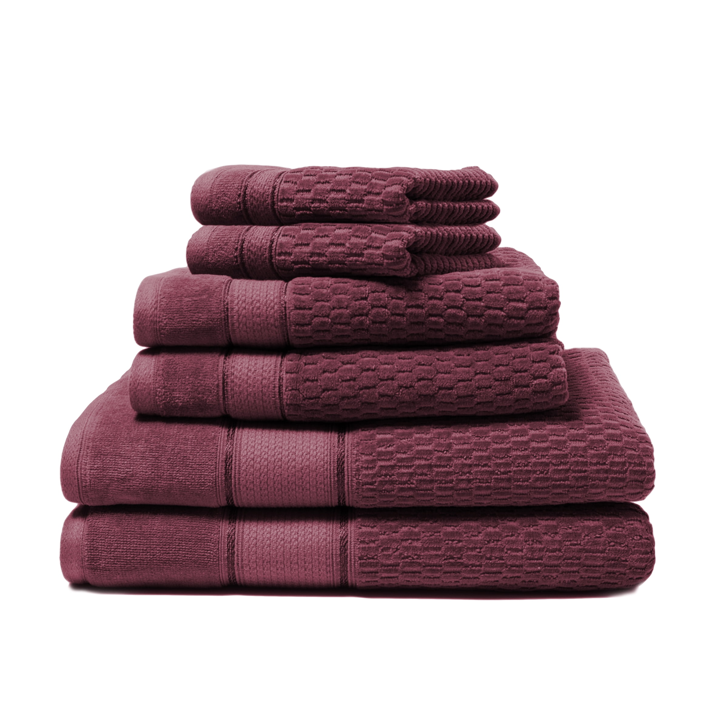 Royale 6 Piece 100 Turkish Cotton Bath Towel Set
