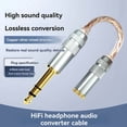 Audio Adapter Cable 4.4mm Female to 6.35mm Male to Female HIFI Decoding ...