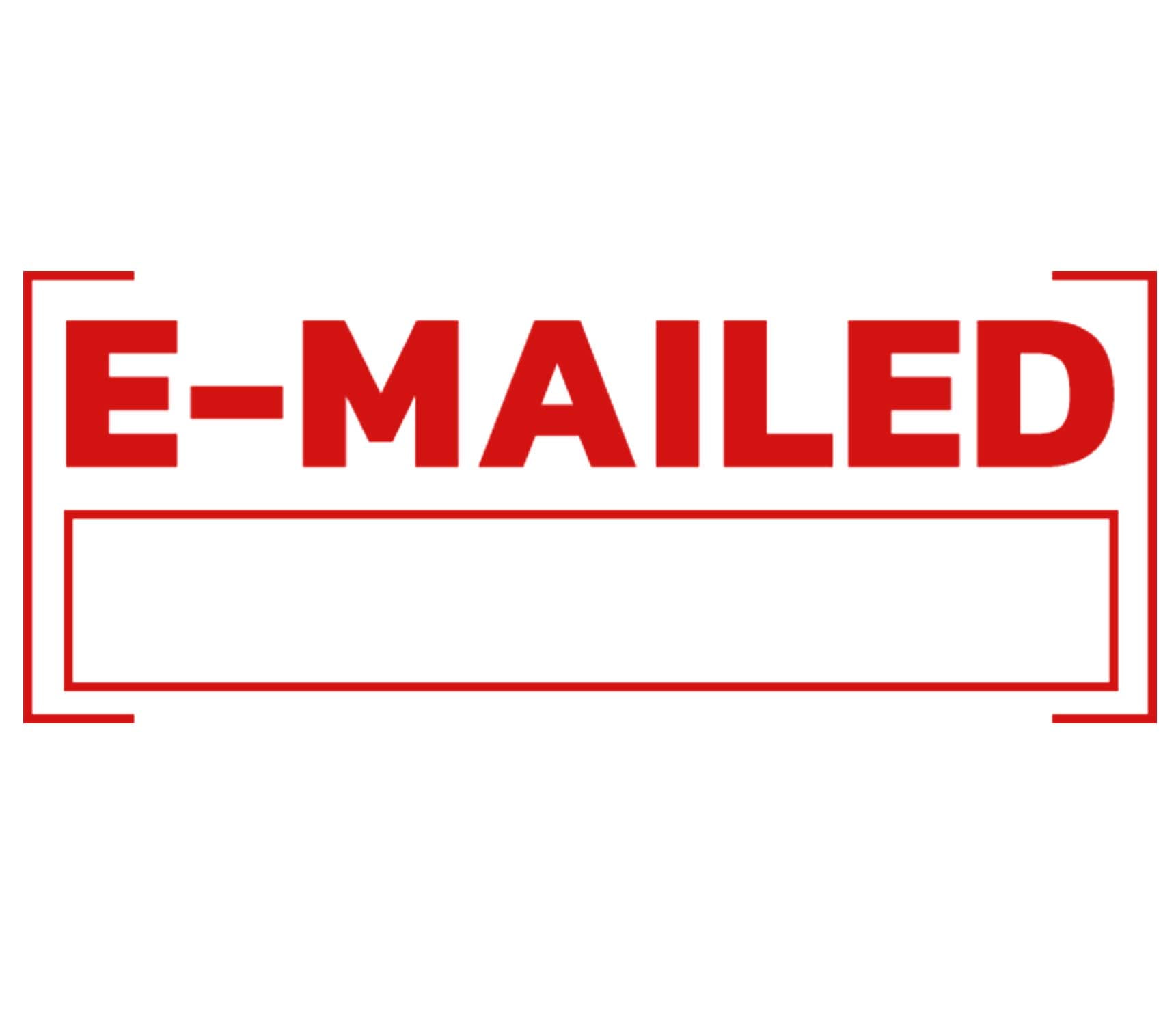 Printtoo E-Mailed Self Inking Rubber Stamp Pre-Inked Office Stamp- Home ...