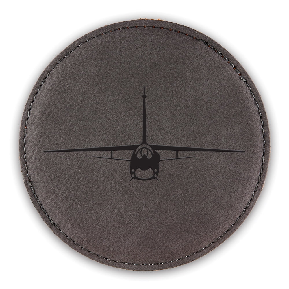 F-8 Crusader Coaster Laser Engraved Leatherette - Round Coasters - Many ...