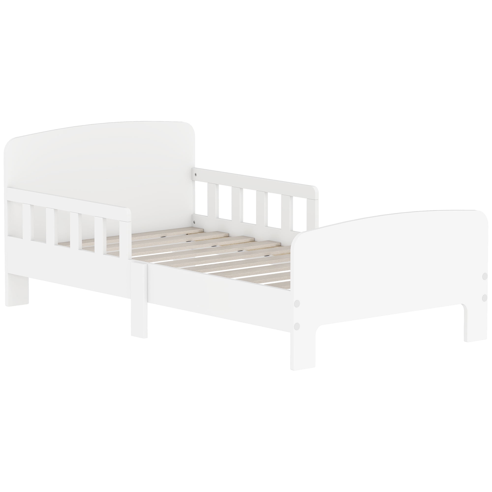 Click here for Qaba Bed Frame With Safety Side Rails For Girl Boy... prices